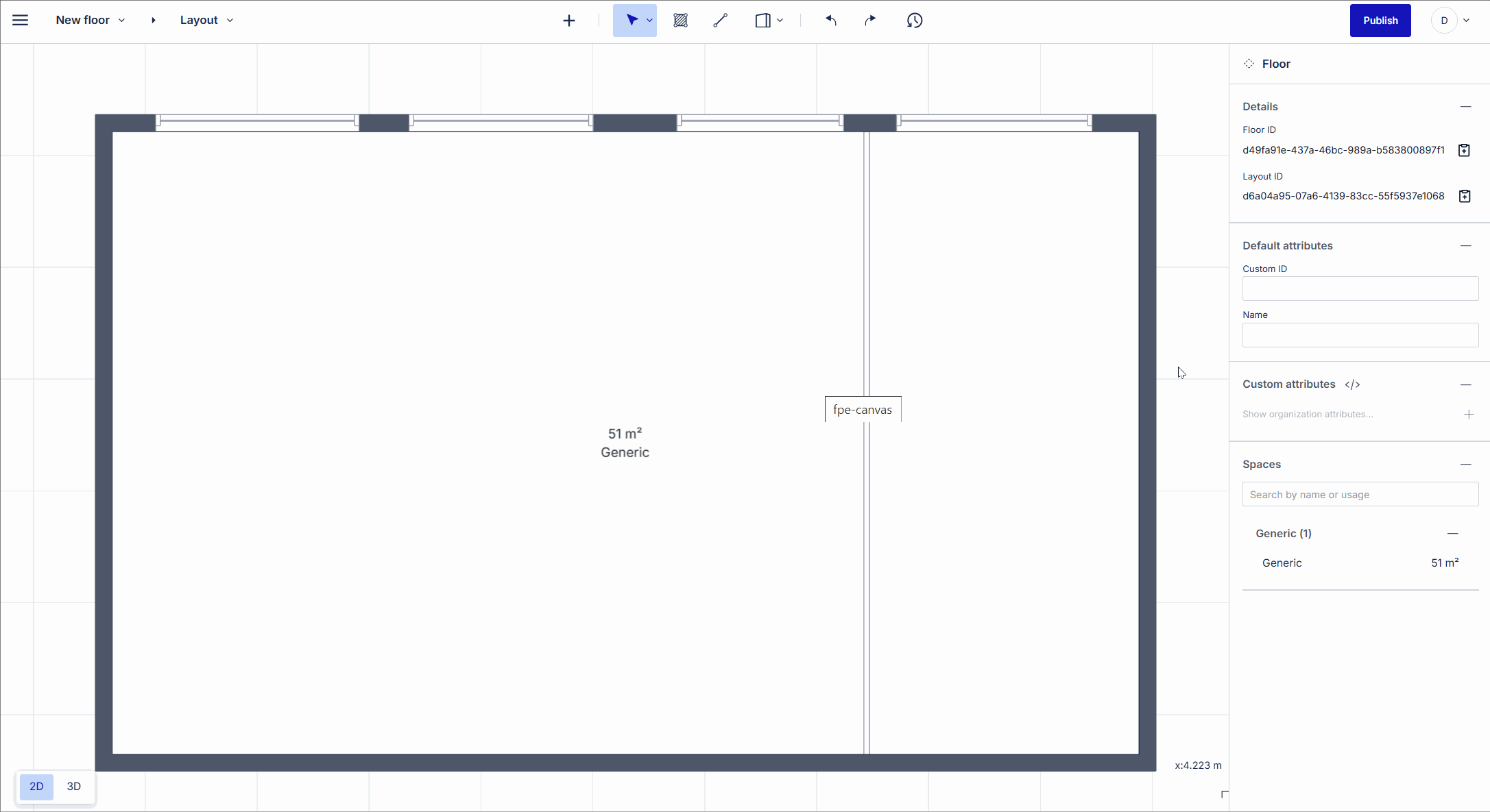 How to draw a column