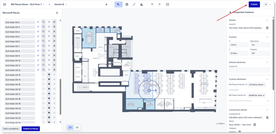 Microsoft Places Data-Mapping Process