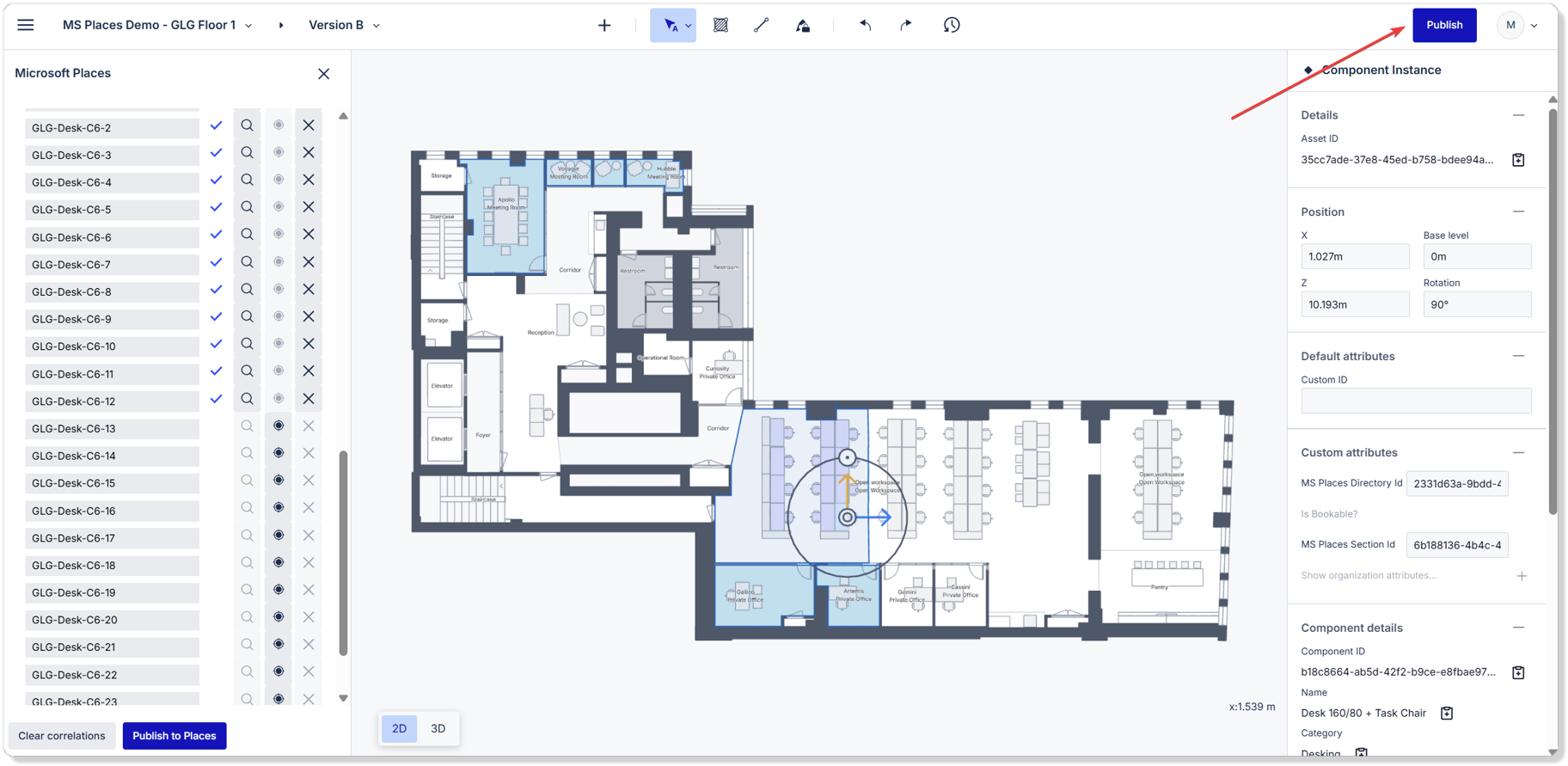 Microsoft Places Data-Mapping Process