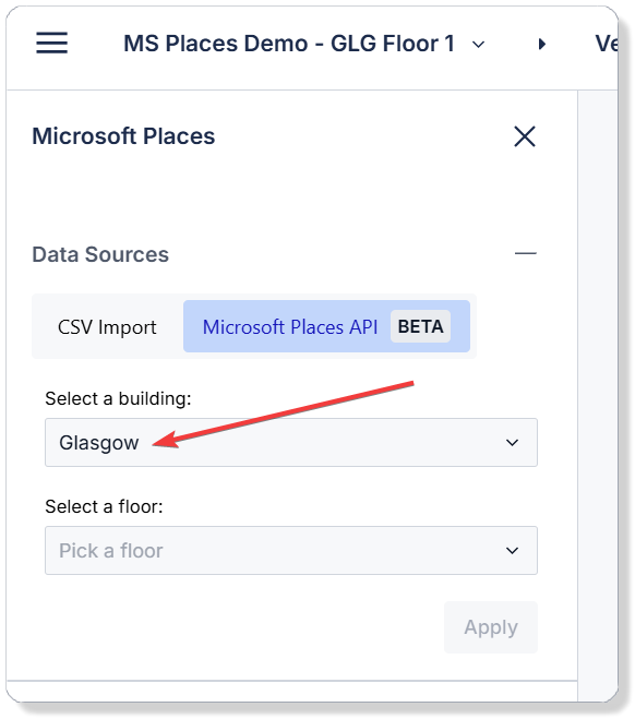 Microsoft Places Data-Mapping Process