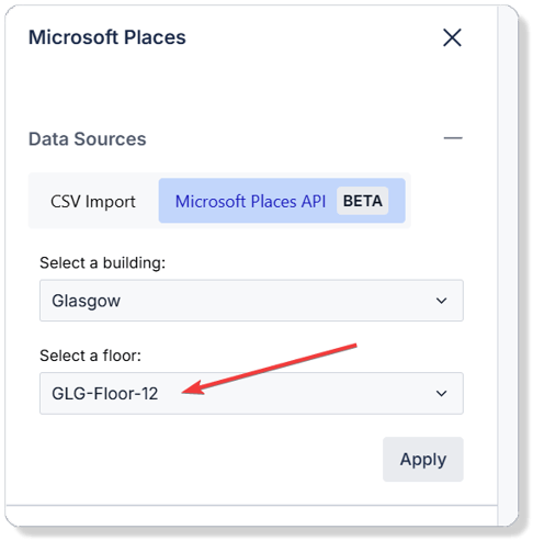 Microsoft Places Data-Mapping Process