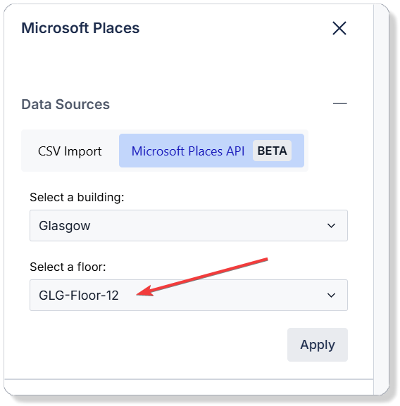 Microsoft Places Data-Mapping Process