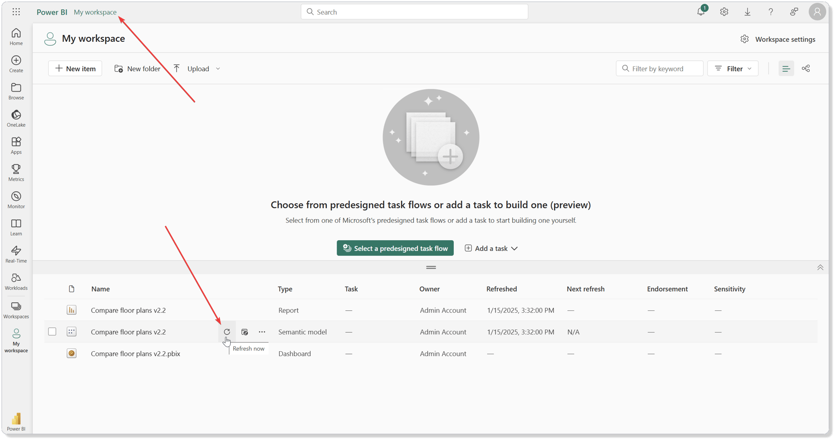 Viewing Archilogic Data in Power BI