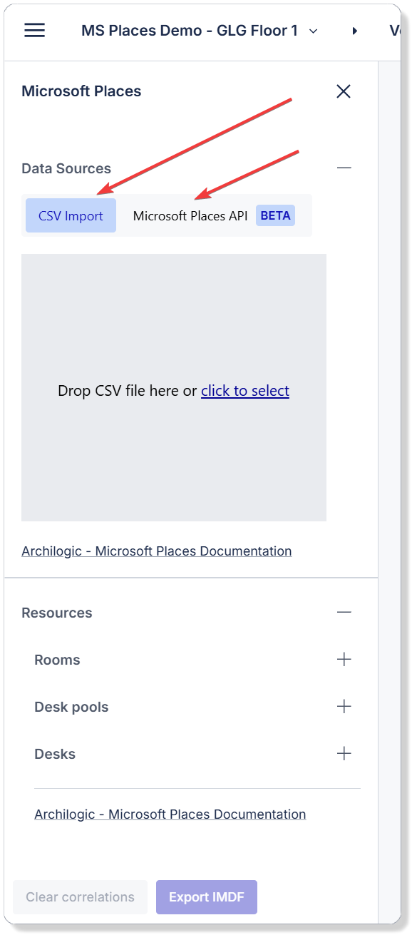 Microsoft Places Data-Mapping Process