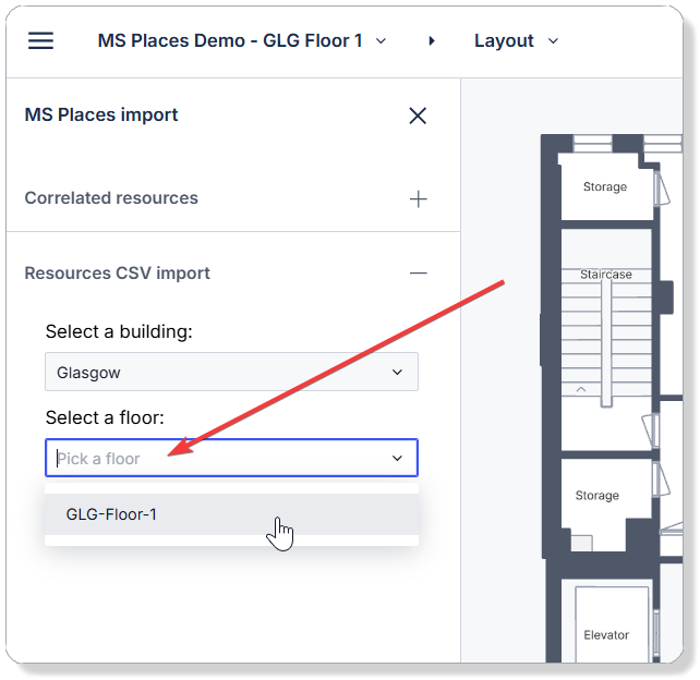 Microsoft Places Data-Mapping Process