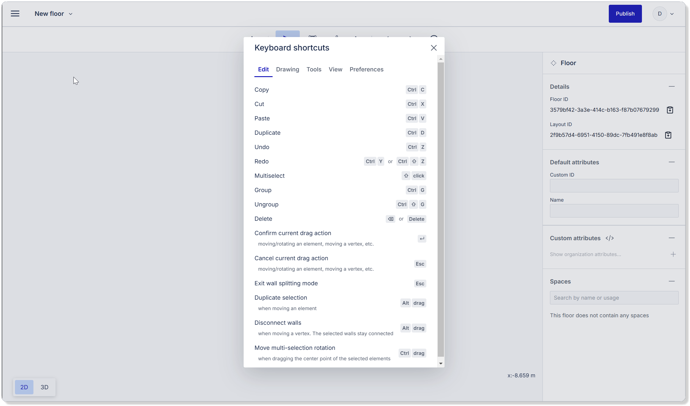 How to use keyboard shortcuts