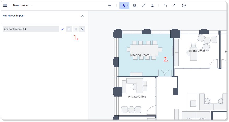 Microsoft Places Data-Mapping Process