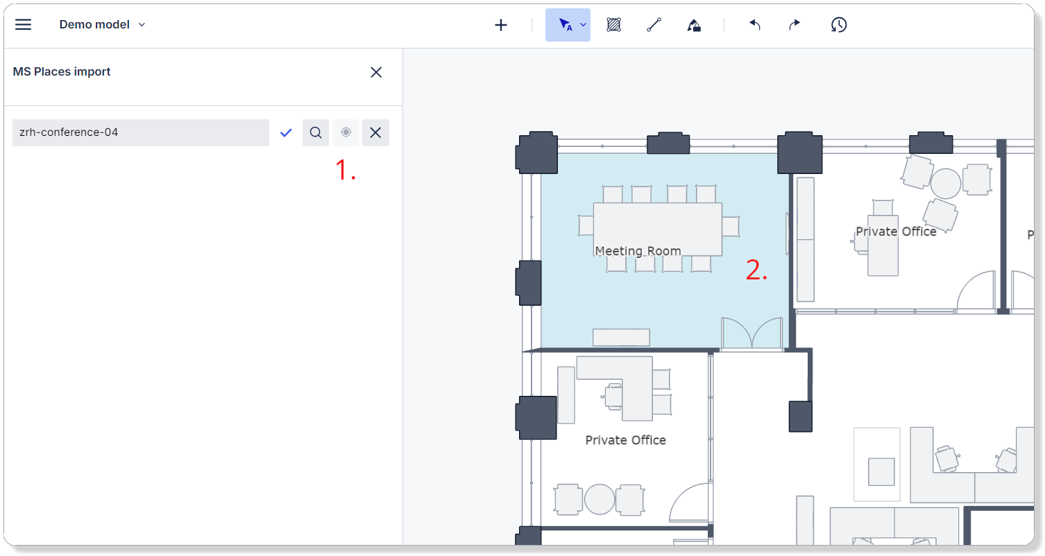 Microsoft Places Data-Mapping Process