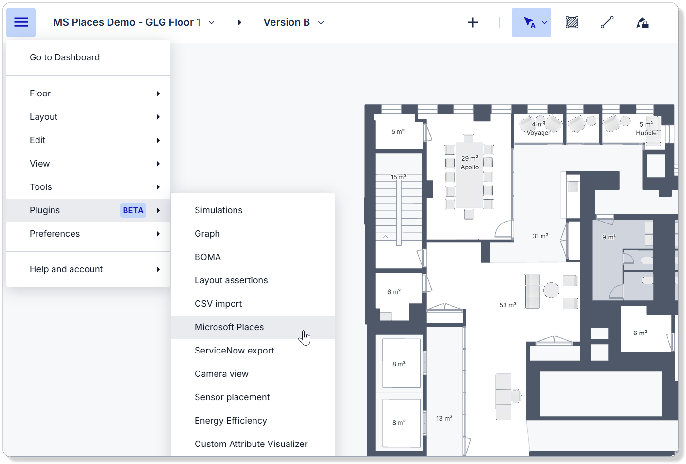 Microsoft Places Data-Mapping Process