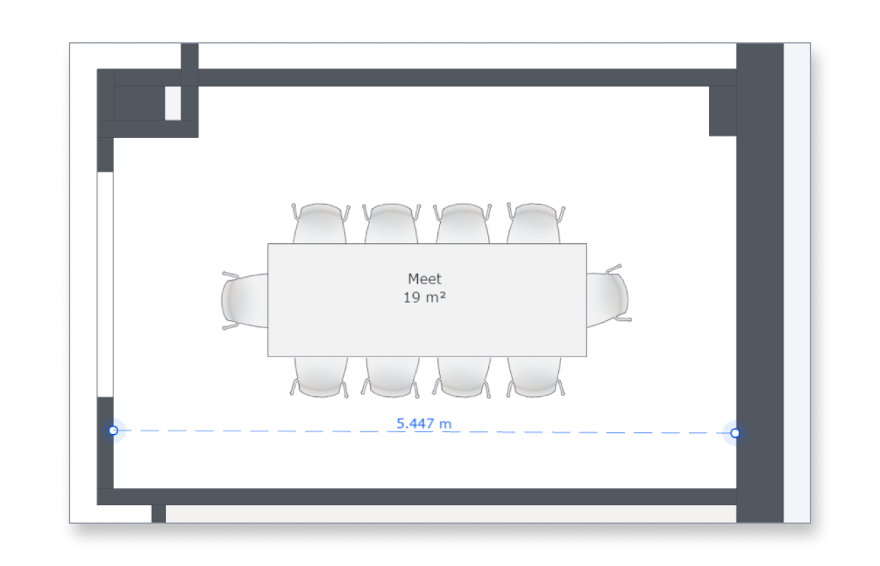 Measure distances or areas in your model